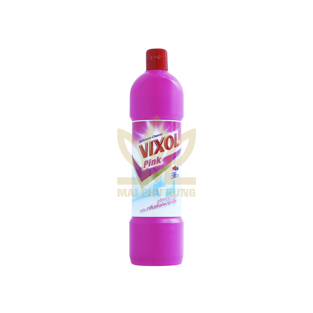 Nước Tẩy Bồn Cầu và Nhà Tắm Vixol Pink 900ml